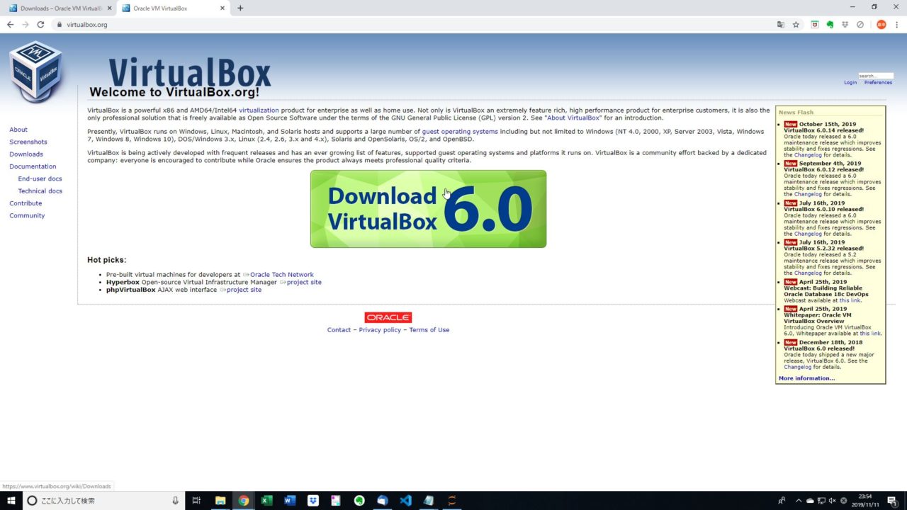 VirtualBoxインストール【Python実行環境構築1】｜きままエンジニア